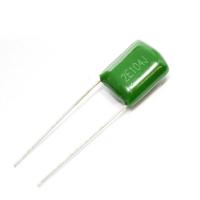 China 2E104J 100nF Polyester Capacitor Mylar Film  CL11 250V 10mm for sale