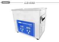 China 3L Bench Top Ultrasonic Cleaner Stainless Steel With Digital Timer for sale