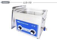 China Mechanical Control Commercial Table Top Ultrasonic Cleaner For Brass SUS304 LS-10 for sale