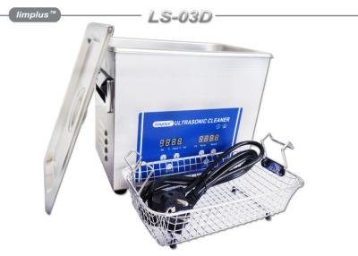 China 3 Liter Professional Ultrasonic Jewelry Cleaner Ultrasonic Cleaning Bath for sale