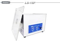China Sonic Cleaning Bath 15L Ultrasonic Washer Machine , Carburetor Ultrasonic Cleaner For Aluminum for sale