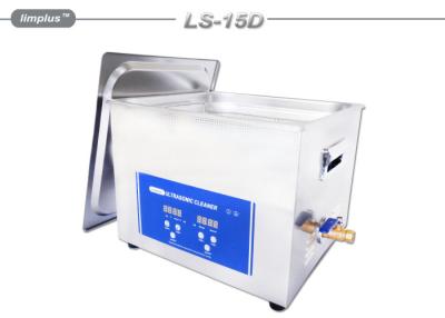 China 40kHz Motorcycle Radiators Ultrasonic Cleaner Carburetor 15L Table Top Remove Dirt for sale