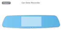China 1080P Dual Lens Car Data Recorder , 5 Inch Rear View Mirror Camera for sale