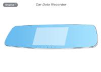 China 5.0 Inch Front And Rear Car Camera , HD Dual Camera Car Dvr With 70 Degree Wide View Angle for sale