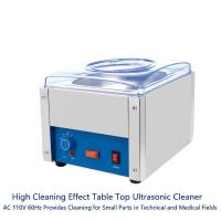China High Cleaning Effect Table Top Ultrasonic Cleaner AC 110V 60Hz Provides Cleaning for Small Parts in Technical and Medical Fields for sale