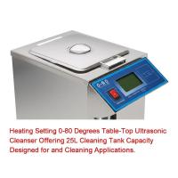 China Heating Setting 0-80 Degrees Table-Top Ultrasonic Cleanser Offering 25L Cleaning Tank Capacity Designed for and Cleaning Applications for sale