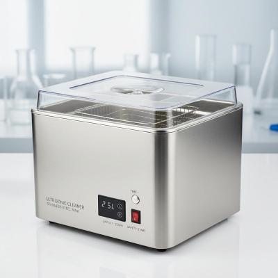 China 2.5L Cleaning Tank Capacity Table Top Ultrasonic Cleaner Stainless Steel Tank Material Safety Protection Ensuring and Safe Cleaning Process for sale