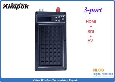 China Ultra - Low Latency COFDM Video Transmitter Portable Full HD Wireless Video Link 1.5W Output for sale