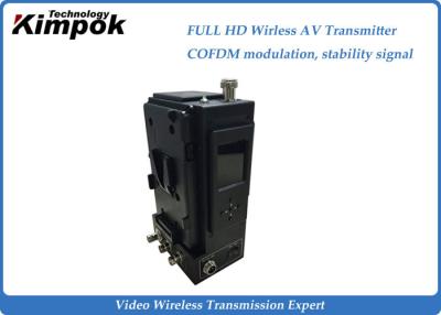 China VHF COFDM HD Wireless Transmitter and Receiver Live Broadcasting AV Sender for sale