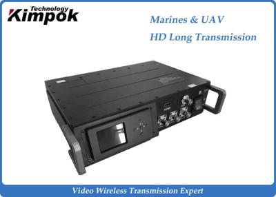 China HD Wireless AV Sender Long Range 25W COFDM Video Transmitter for Marines and UAV for sale