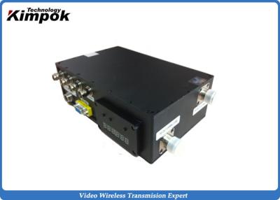 China Military Digital AV Wireless Transmitter COFDM Wireless Surveillance Sender with RS485 / RS232 for sale