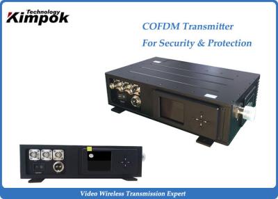 China Video & Data COFDM HD Wireless Transmitter Tactical Remote Wireless Video Sender 1080P for sale