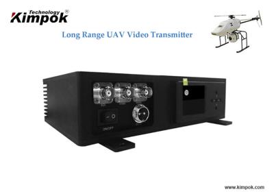 China 20W HD COFDM Video Transmitter H.265 Wireless Video Camera Transmitter Fast-moving transmission for sale