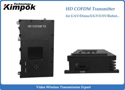 China 3 Watt Full HD COFDM Wireless Transmitter and Receiver Video for UAV / Drone / Robot for sale