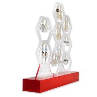 China Custom Elegant Acrylic Jewelry Display  for Brand, Acrylic Earring Display Set for sale