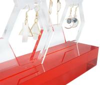 China Custom Elegant Acrylic Jewelry Display  for Brand, Acrylic Earring Display Set for sale
