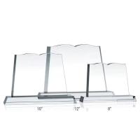 China Custom Cut Book Shaped Clear Acrylic Recognition Awards Plaque For Reading Event for sale