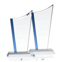 China Custom Cut Book Shaped Clear Acrylic Recognition Awards Plaque For Reading Event for sale