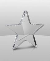 China Custom Cut Book Shaped Clear Acrylic Recognition Awards Plaque For Reading Event for sale