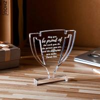 China Highly Durable PMMA Award Cast Plexiglass Plaques 11x13.5cm Custom Engraving for sale