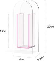 China U Shape Plexiglass Acrylic Floral Stands , Acrylic Centrepiece Stand Custom Thickness for sale