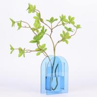 China U Shape Plexiglass Acrylic Floral Stands , Acrylic Centrepiece Stand Custom Thickness for sale