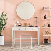 China Transparent Custom Acrylic Furniture U Shape Acrylic Shower Bench Bathroom Stool for sale