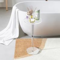 China Easy Assembly Custom Acrylic Furniture Clear Side Table Coffee Table For Small Space for sale