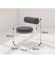China Space Saving Custom Acrylic Furniture Acrylic Makeup Chair Lucite Dining Chairs for sale