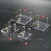 China Clear Plexiglas Stand Acrylic Stand for Displaying Stones and Decorative Items for sale
