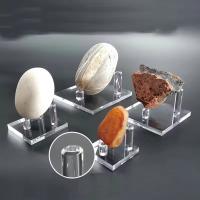 China Clear Plexiglas Stand Acrylic Stand for Displaying Stones and Decorative Items for sale