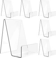 China OEM Acrylic Display Stand Acrylic Desktop Organizer For Books Albums CDs Magazines for sale