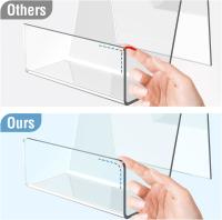 China OEM Acrylic Display Stand Acrylic Desktop Organizer For Books Albums CDs Magazines for sale