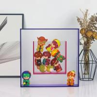 China Multifunctional Wall Mounted Acrylic Photo Frame Acrylic Frame Shadow Box 30x30cm for sale