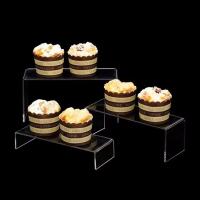 China Acrylic Display Riser Stand Toy Organizer , Tabletop Acrylic Cake Display OEM ODM for sale