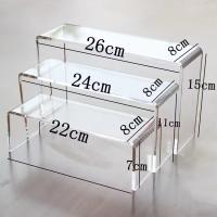 China Acrylic Display Riser Stand Toy Organizer , Tabletop Acrylic Cake Display OEM ODM for sale