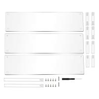 China Assembled Design 3 Layers Acrylic Stand Riser Cosmetics Display Shelf For Action Figures for sale