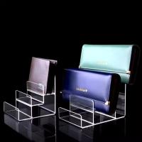 China Custom Thickness Acrylic Wallet Display Stand For Space Saving Display Solutions for sale