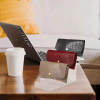 China Custom Thickness Acrylic Wallet Display Stand For Space Saving Display Solutions for sale