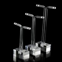 China 3x5x9cm T Shape Acrylic Jewelry Stand Holder Earring Display Organizer Factory Made for sale
