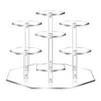 China Assembled Acrylic Display Stand For Action Figures Dolls Jewelry Perfume Organizer for sale