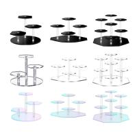 China Assembled Acrylic Display Stand For Action Figures Dolls Jewelry Perfume Organizer for sale