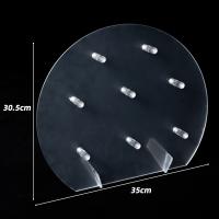 China Lovely Oval Shape Acrylic Holder POS Acrylic Donut Stand For Dessert Cake for sale