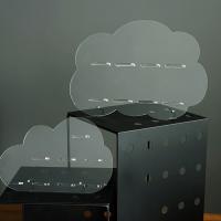 China Stylish Cloud Cut Shape Acrylic POS Holders Display For DIY Craft Or Hair Accessories for sale