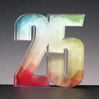 China Multipurpose Clear Acrylic Plaques And Awards Number Award Block Custom Shape for sale