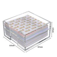 China Custom Color Office Use Note Pad Acrylic Box Plexiglass Pad Holder For Restaurant for sale