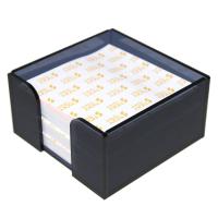 China Custom Color Office Use Note Pad Acrylic Box Plexiglass Pad Holder For Restaurant for sale
