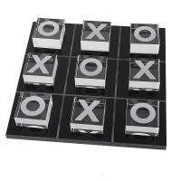 China Custom Acrylic Game Set XO Lucite Chess Board 30x30cm For Entertainment for sale