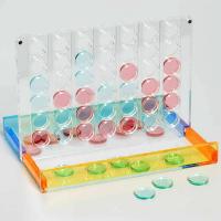 China Luxury Functional Acrylic Game Set Colorful Plexiglass Chess Board Customized Size for sale