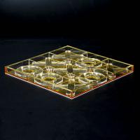 China Outdoor Acrylic Tic Tac Toe Board Game XO Game Acrylic Chess Set Custom Color for sale